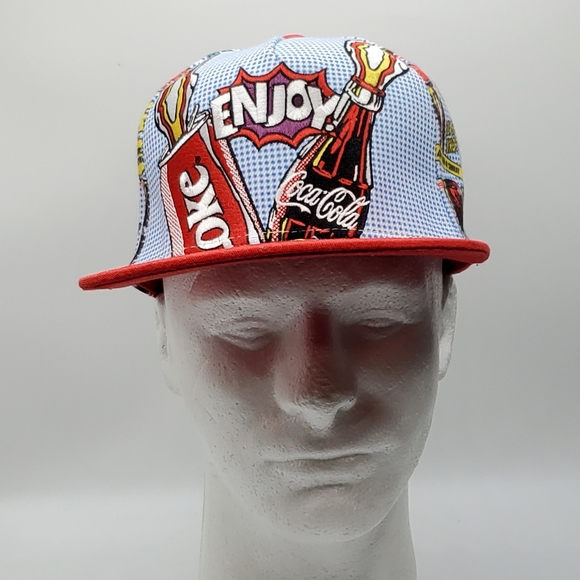 Coca Cola | Accessories | Cocacola 26 Snap Back Red Hot Summer Graffiti ...